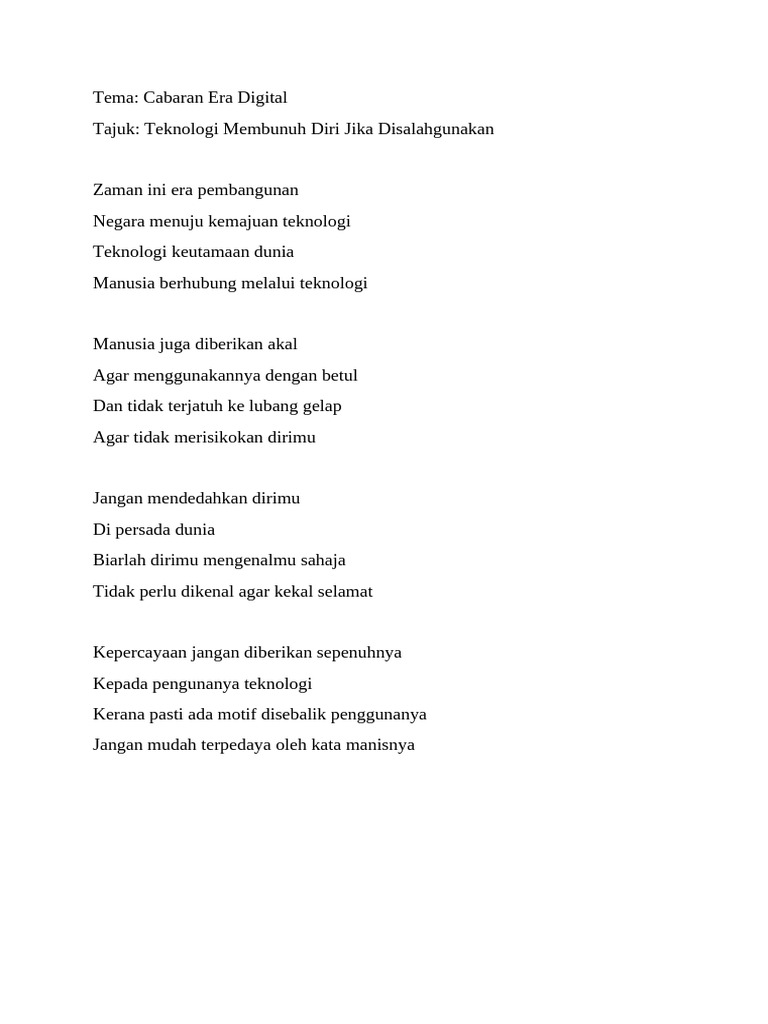 Document (Sajak) | PDF