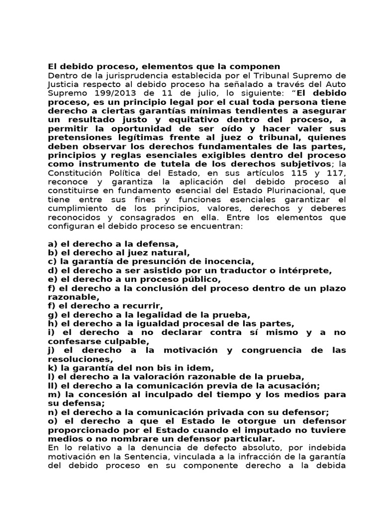 Debido Proceso | PDF