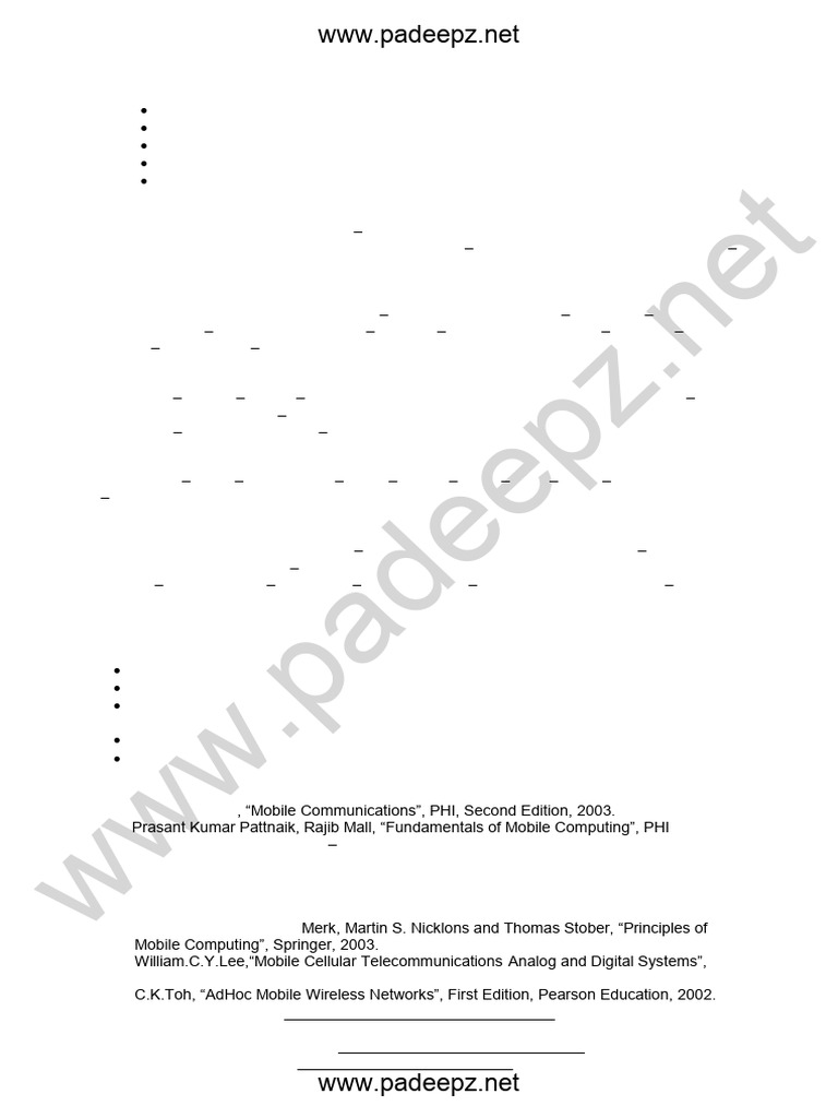 cs8601 syllabus | PDF