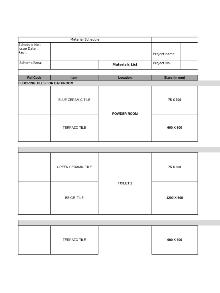 Flooring List | PDF