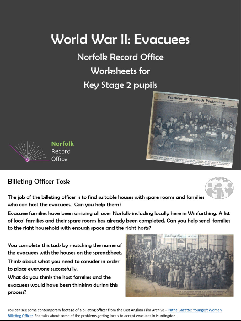 WWII Worksheets KS2 | PDF
