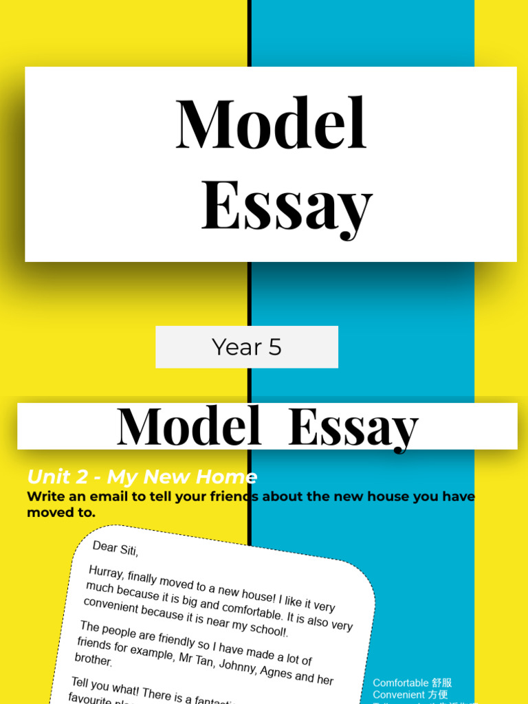 Model Essay (Year 5 | PDF