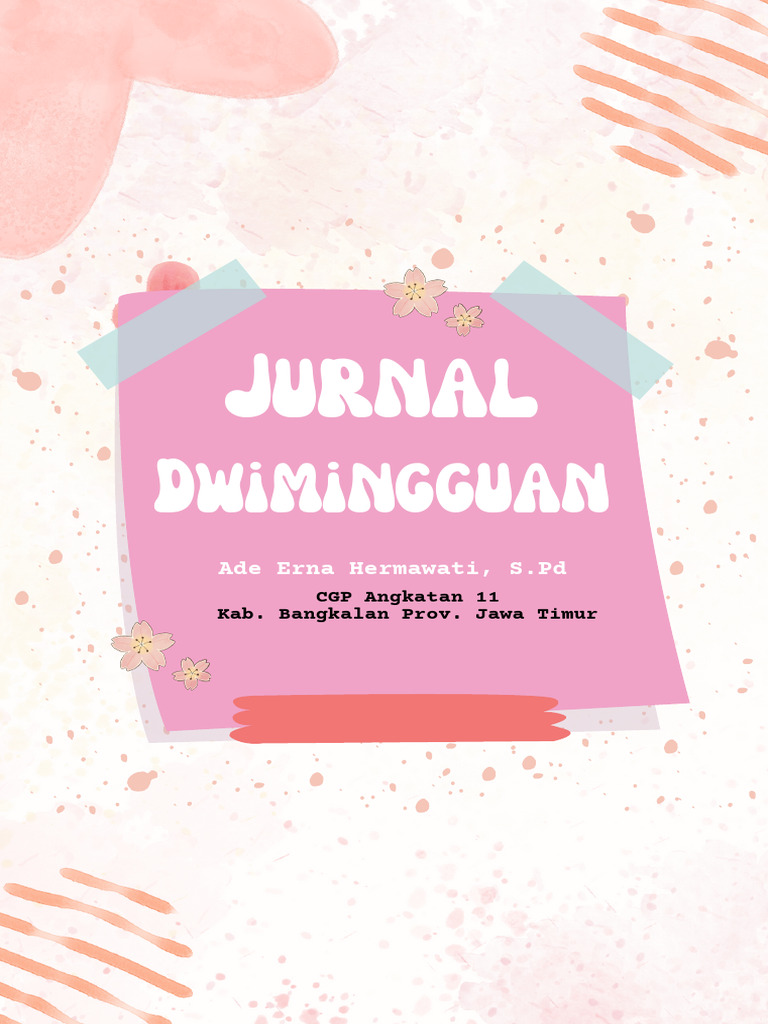Jurnal Dwi Mingguan 5 CGP Angkatan 11 | PDF