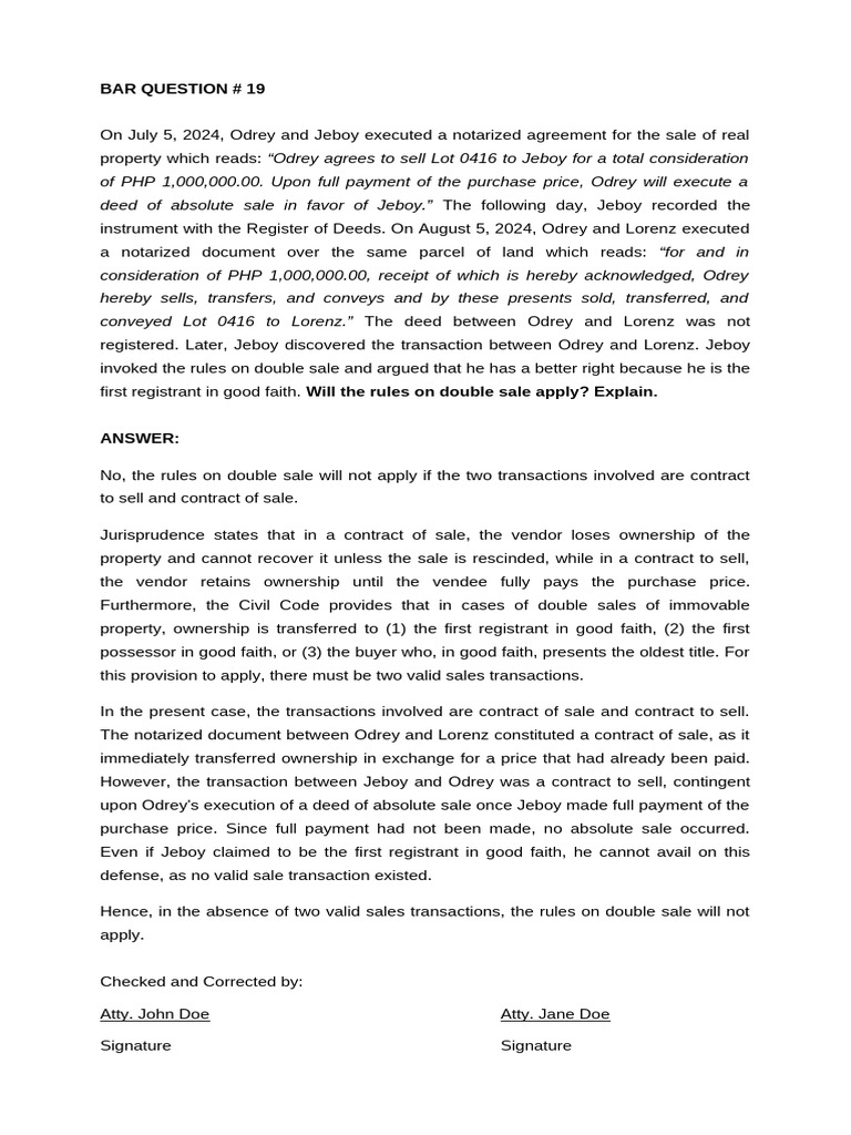 IDNAY PFR 19 & 20 | PDF