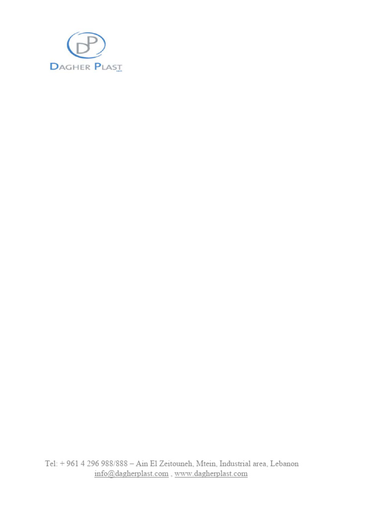 Dagher Plast Submittal | PDF