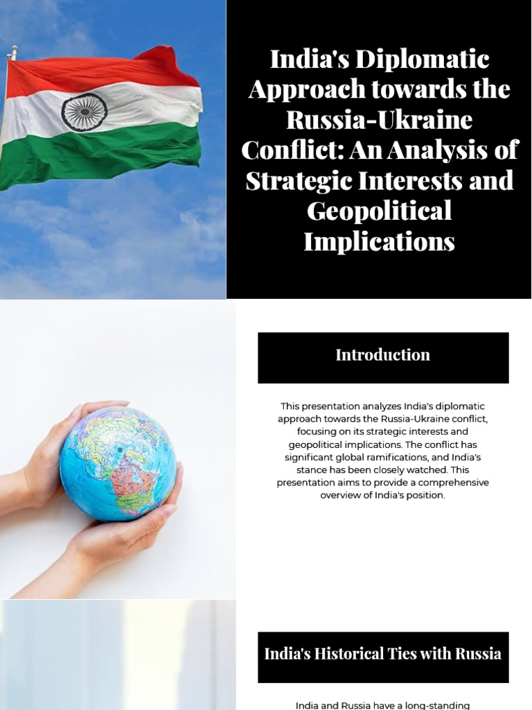 Indias Diplomatic Approach Towards The Russia Ukraine Conflict An ...
