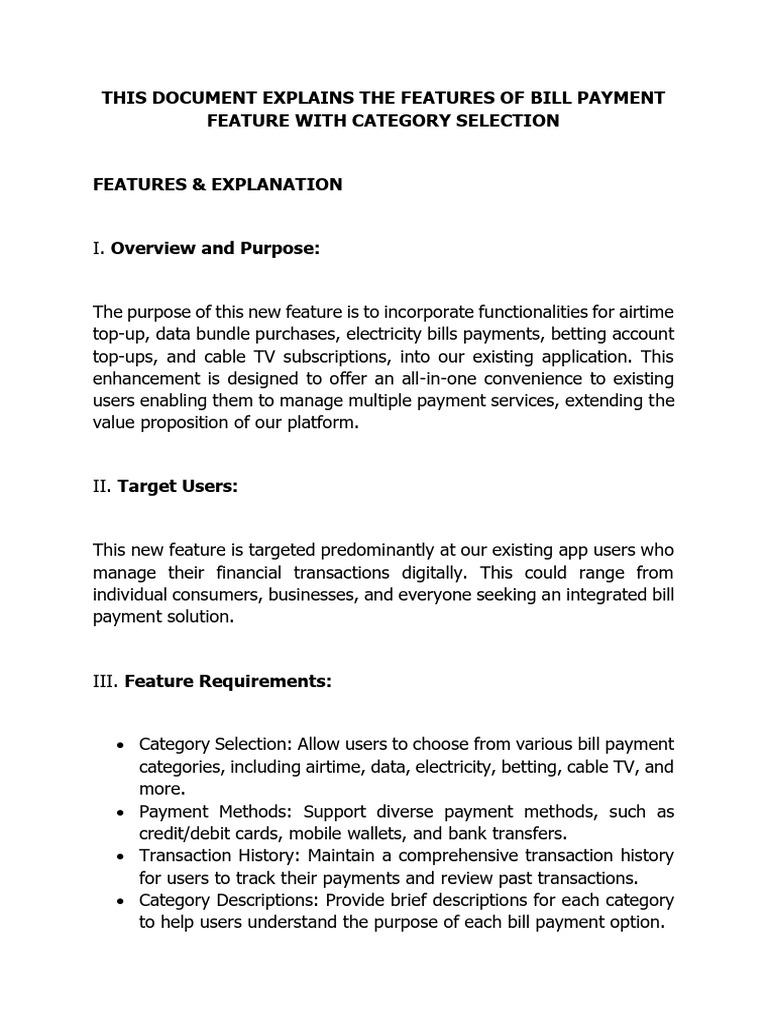PRD Template | PDF | Mobile App | Business