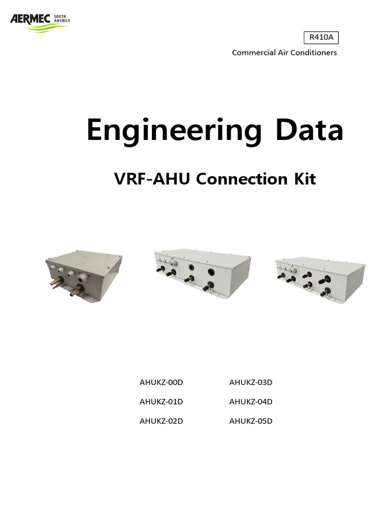 Aermec Ahu Kit Engineering Data Book Pdf