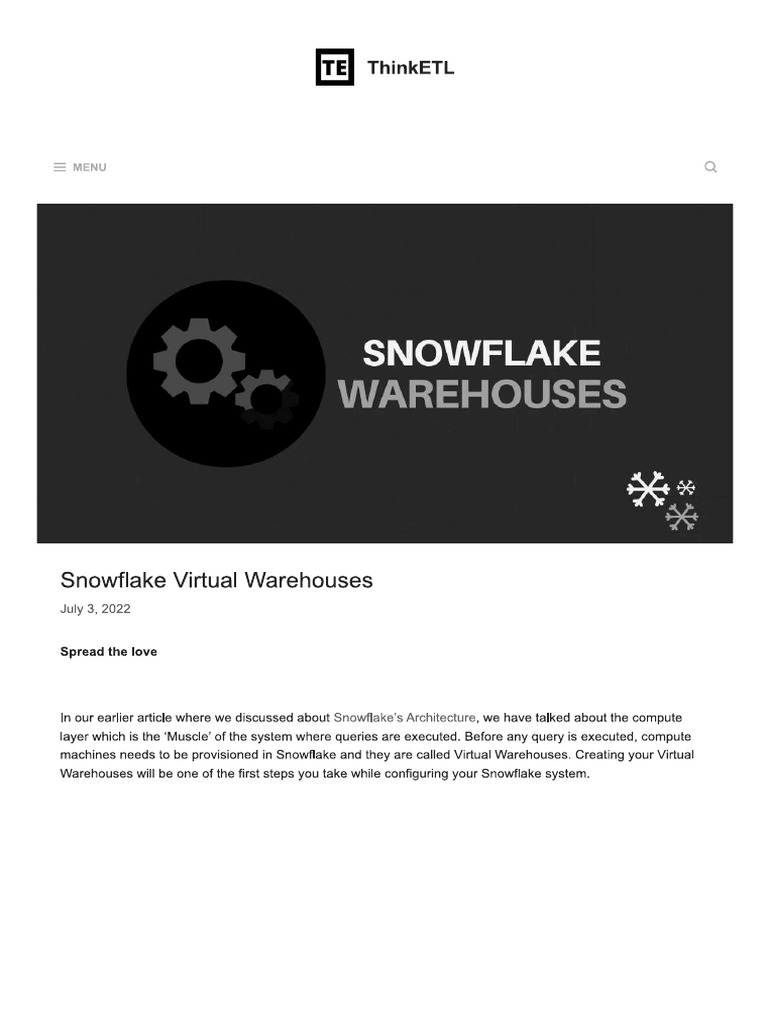 03.virtual Warehouse | PDF