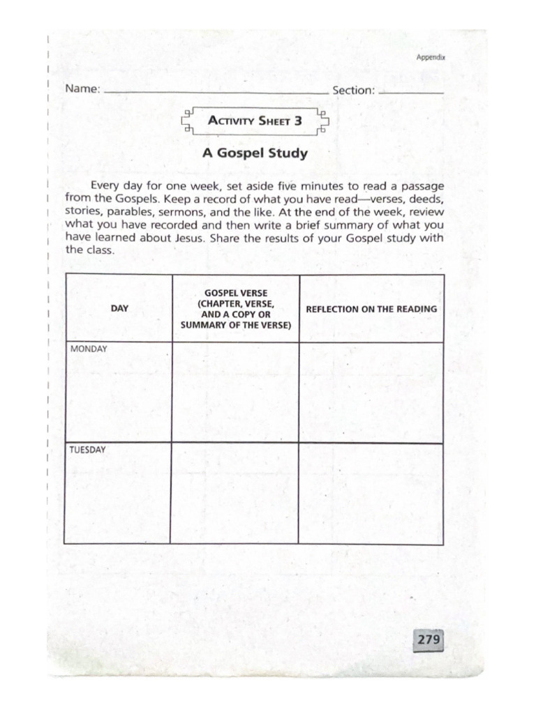 Activity Sheet 1 | PDF
