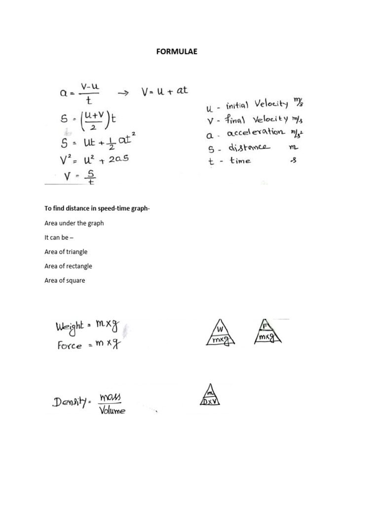 Formulae | PDF