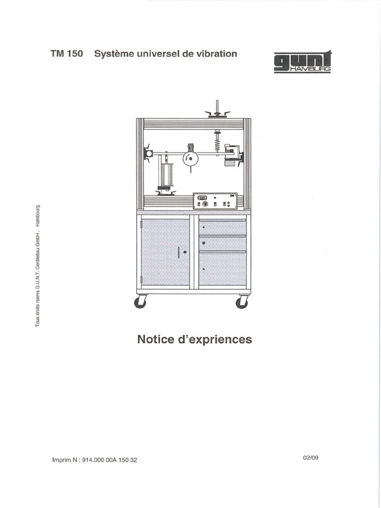 TM 150 Notices d'Experiences | PDF