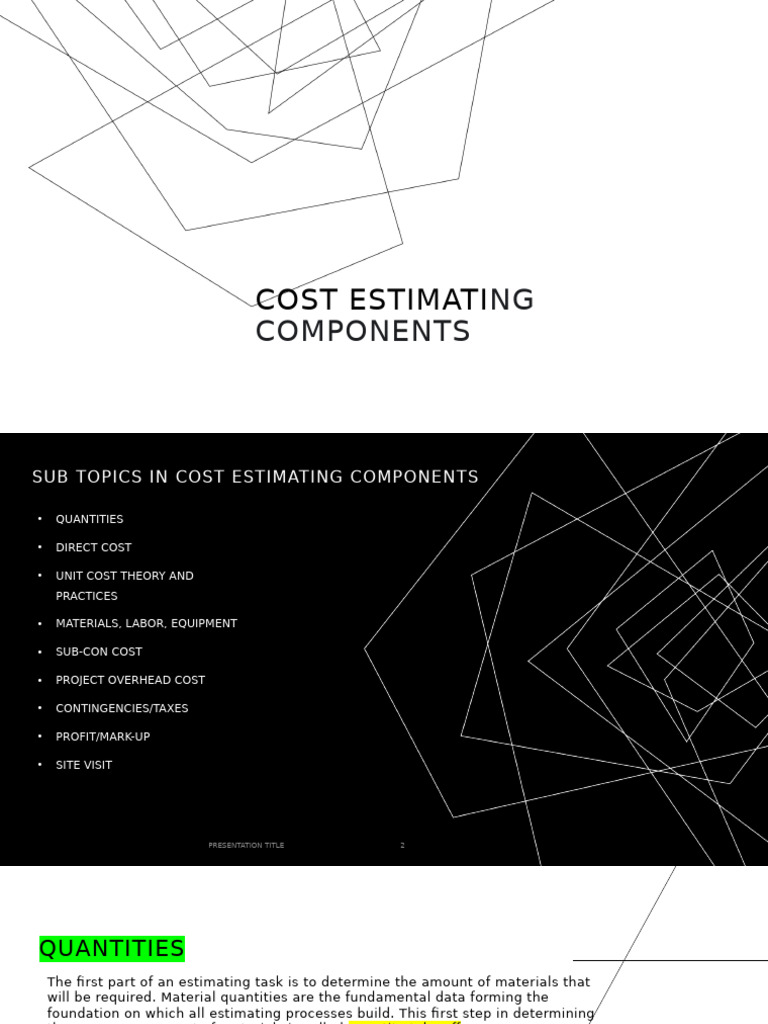 Quantity Take Off | PDF