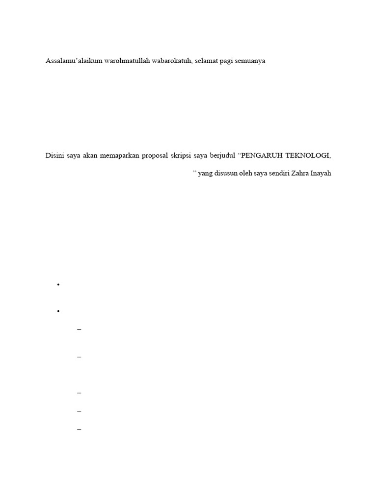 Skrip Pembukaan | PDF