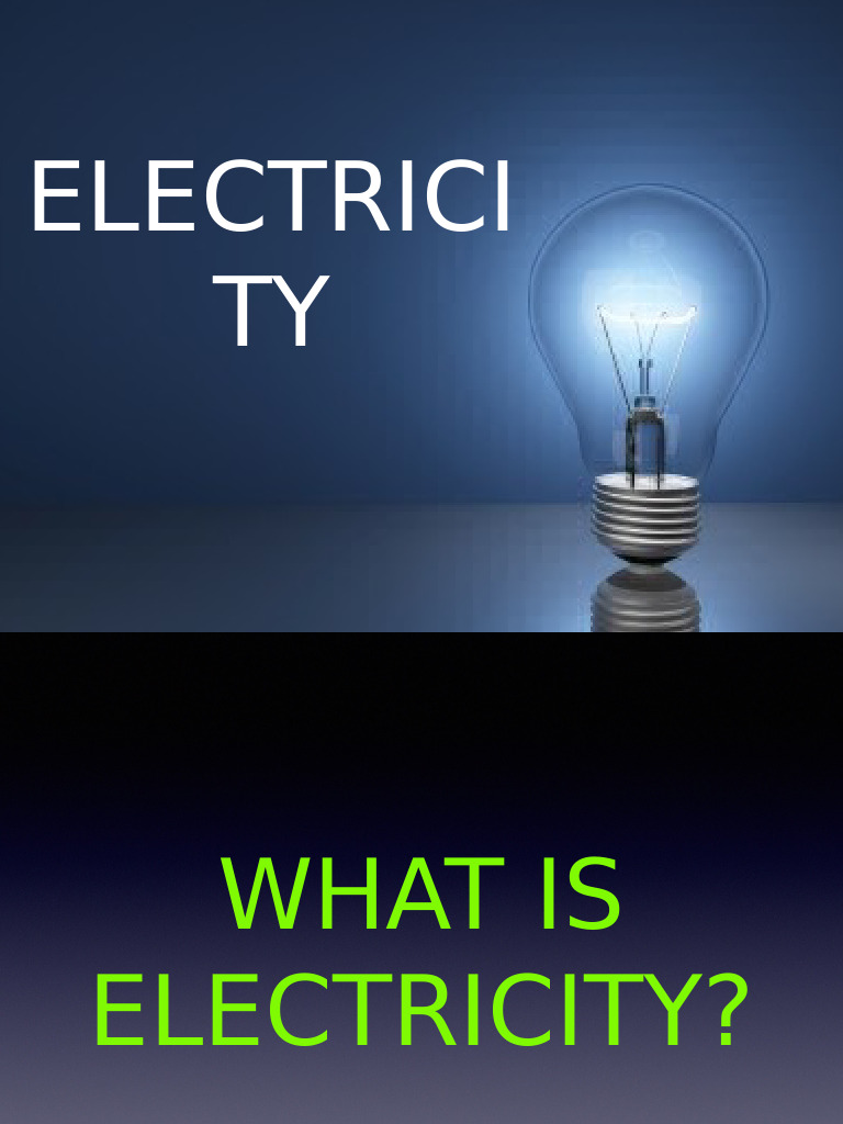 1 - Intro To Electricity | PDF