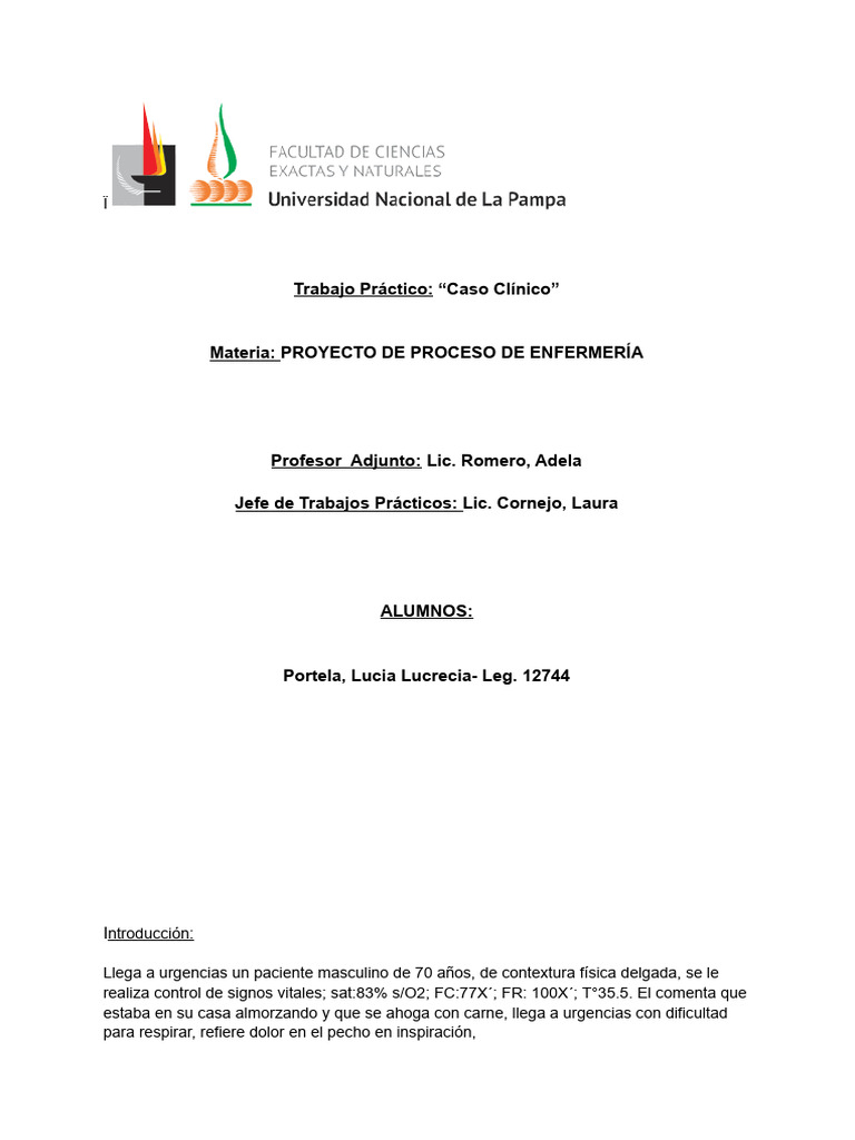 Presentacion Del Caso | PDF