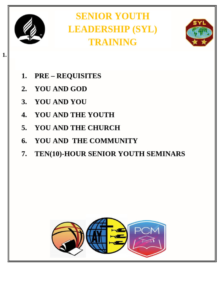 Syl Cover Page | PDF