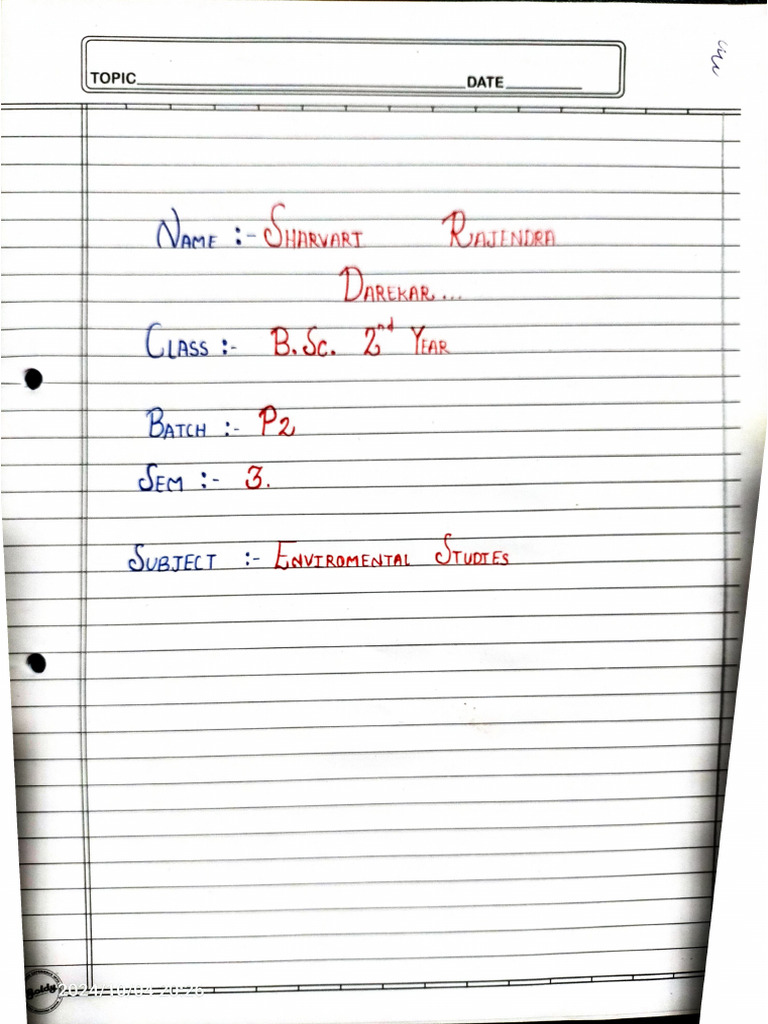 EVS Project On Plants | PDF