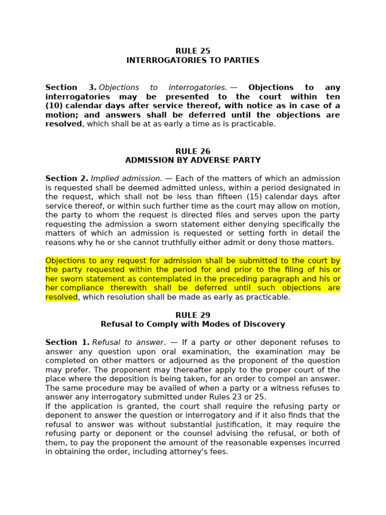 Discovery Rules - List | PDF