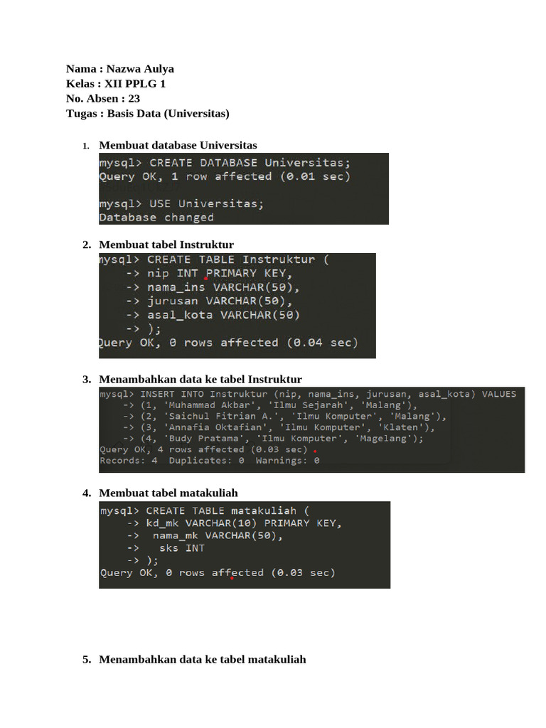 Basis Data (Universitas) | PDF