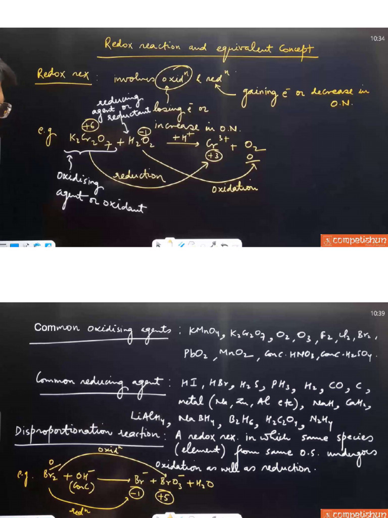 Redox Reaction and Equivalent Concept | PDF