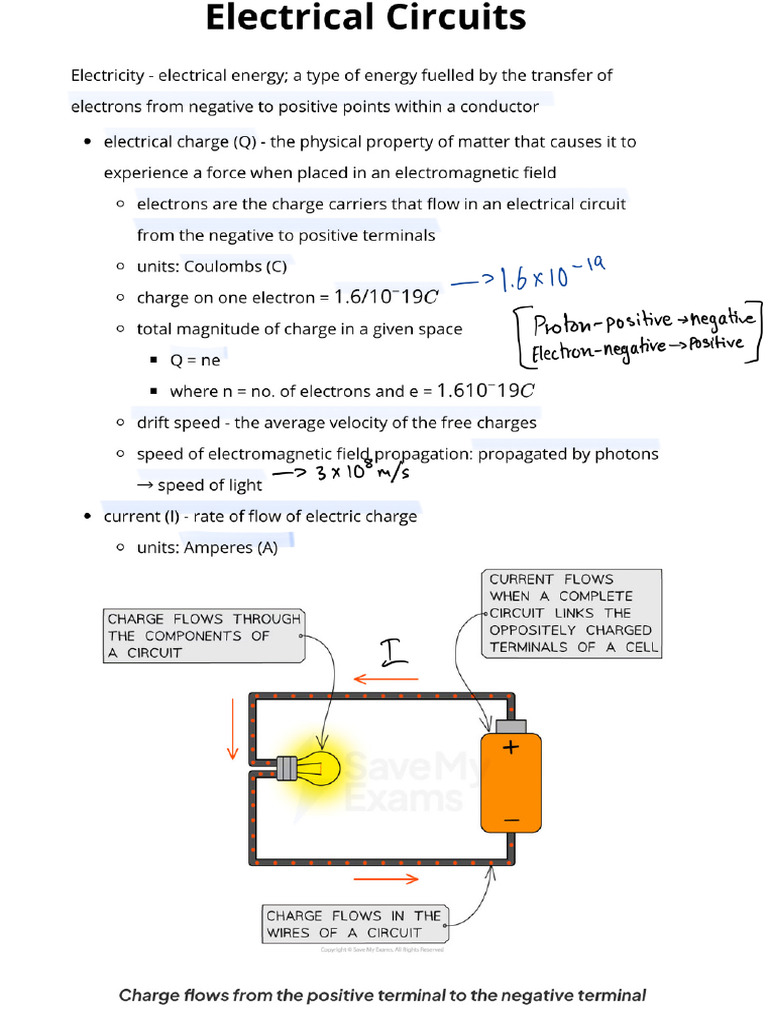 Electrical quantities | PDF