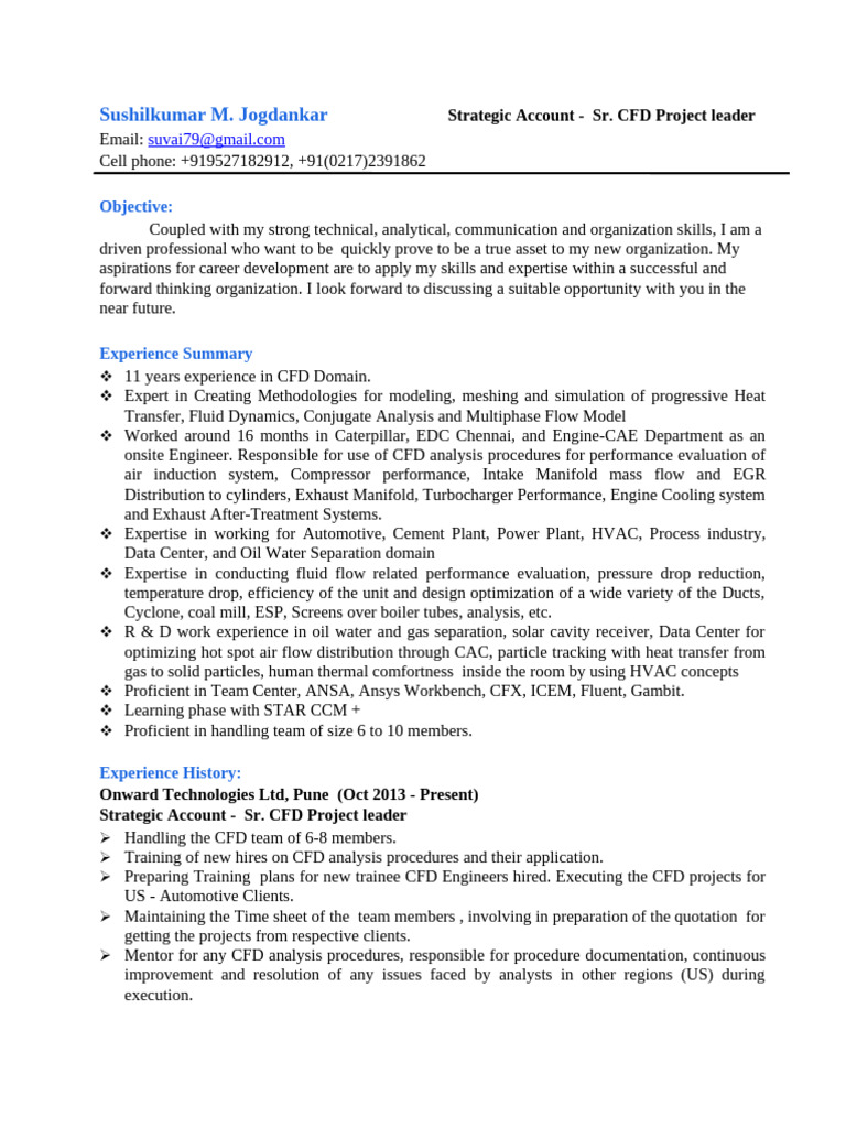 Sushil Updated Resume 9march2017 | PDF