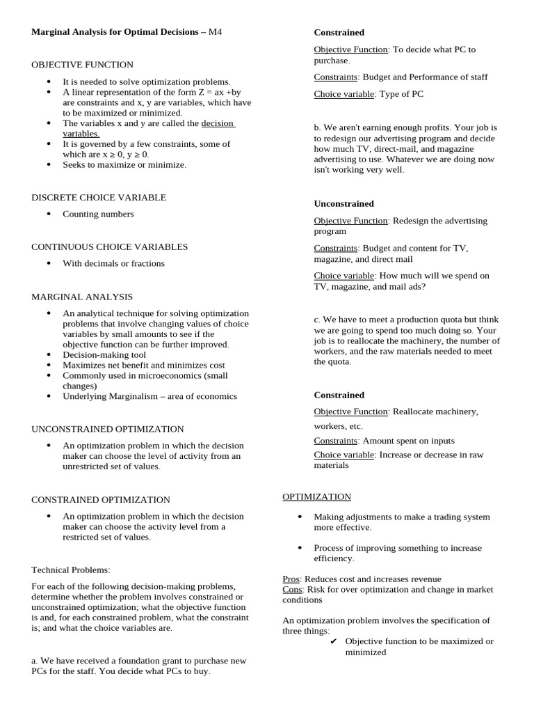 Ecoman Notes - M4 | PDF