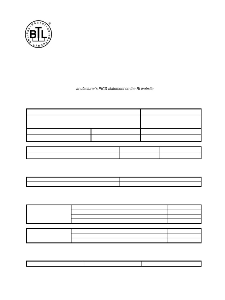 EasyIO FS32 BTL Listing | PDF