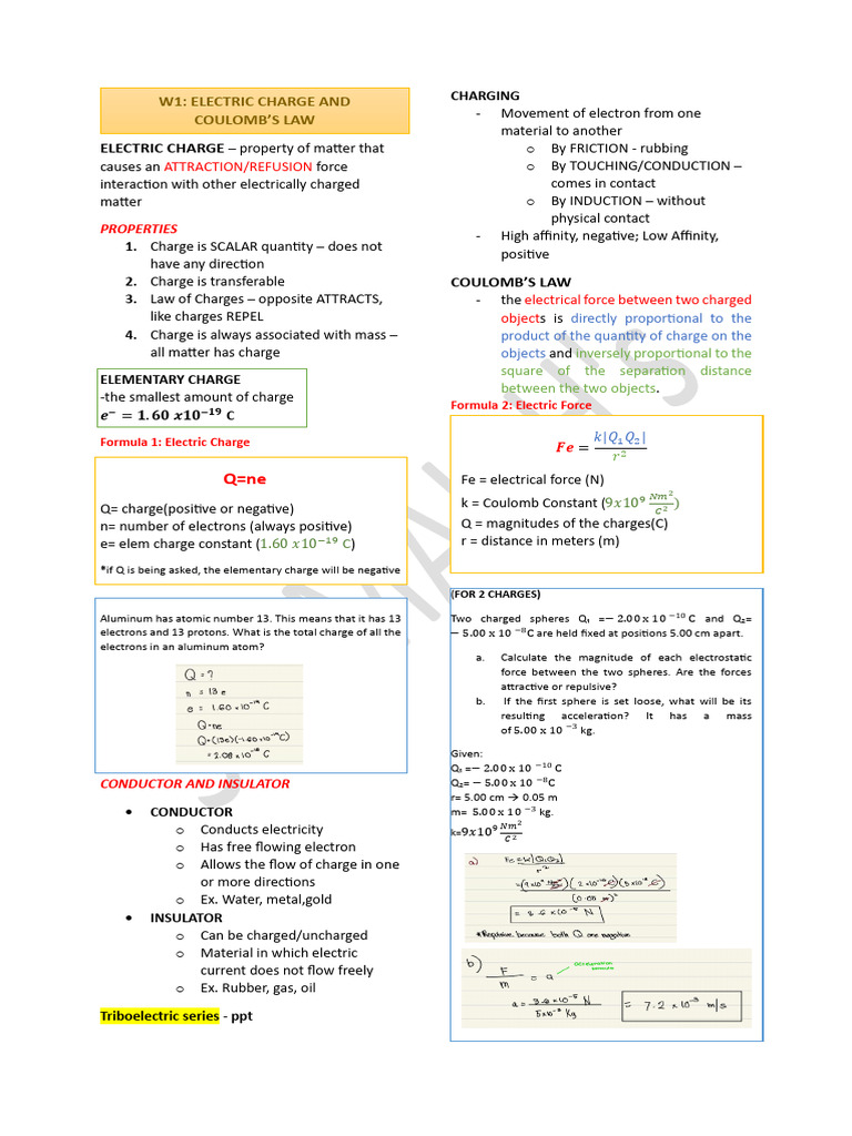GENPHY2 Midterms Reviewer | PDF