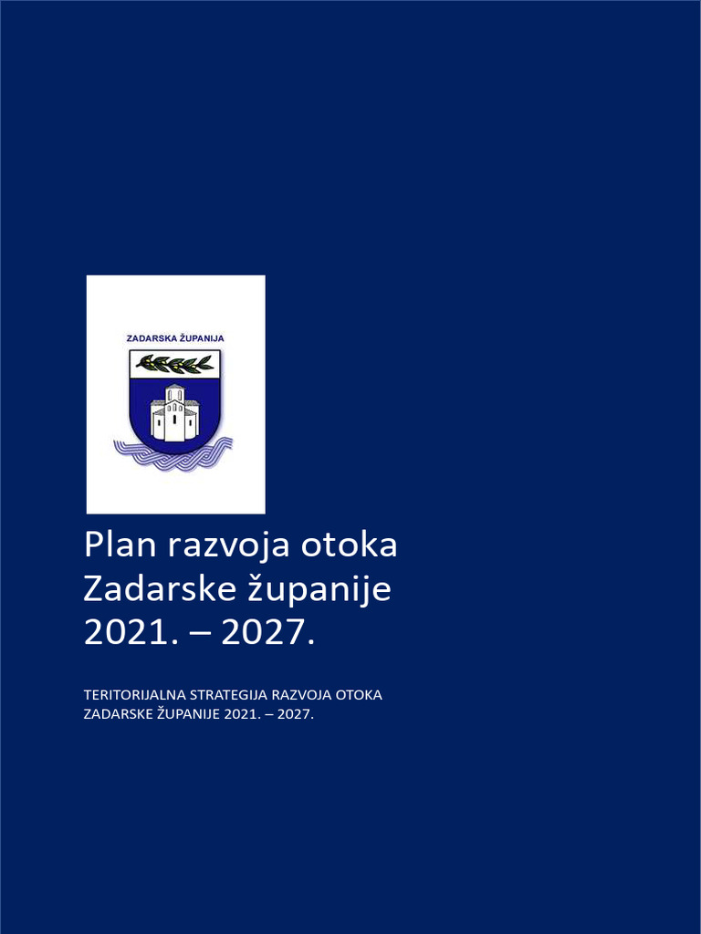 Plan Razvoja Otoka Zadarske Županije 2021. - 2027., Teritorijalna ...