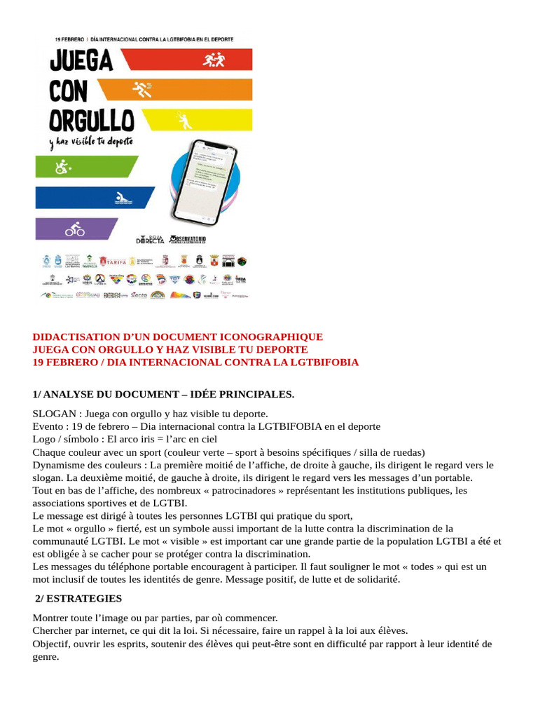 Didactisation Doc Iconographique | PDF