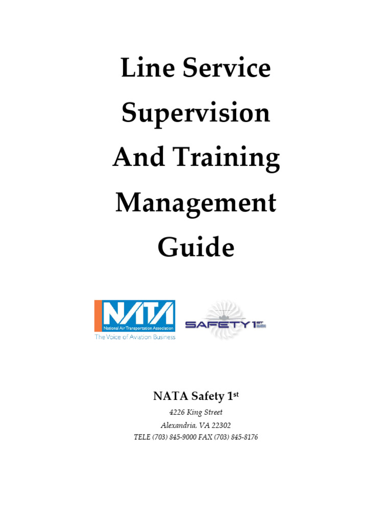 Line Service Supervision and Training Management Manual | PDF