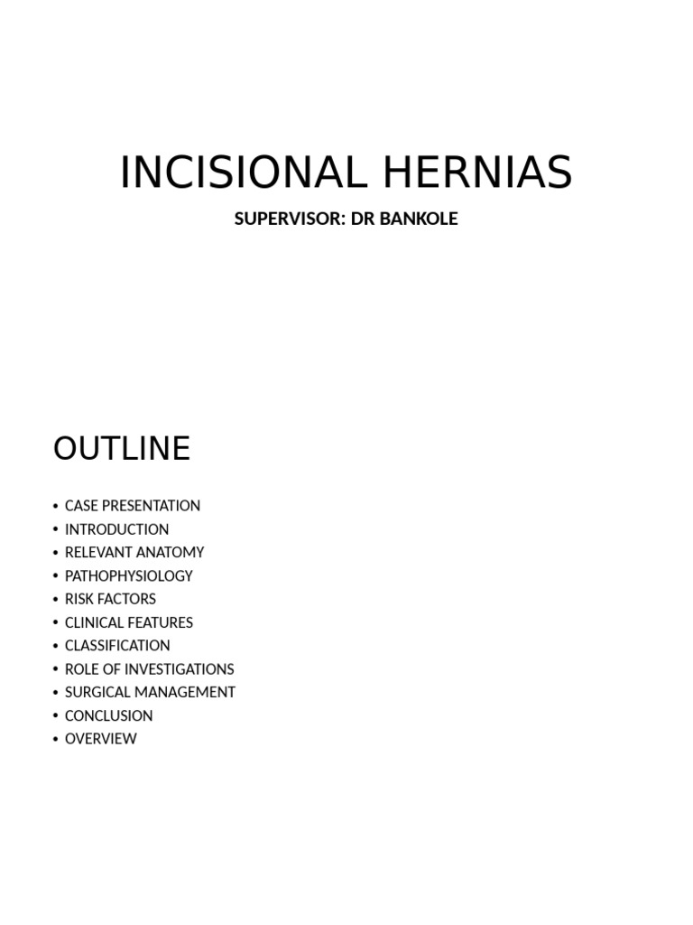Incisional Hernia Final - 074748 | PDF