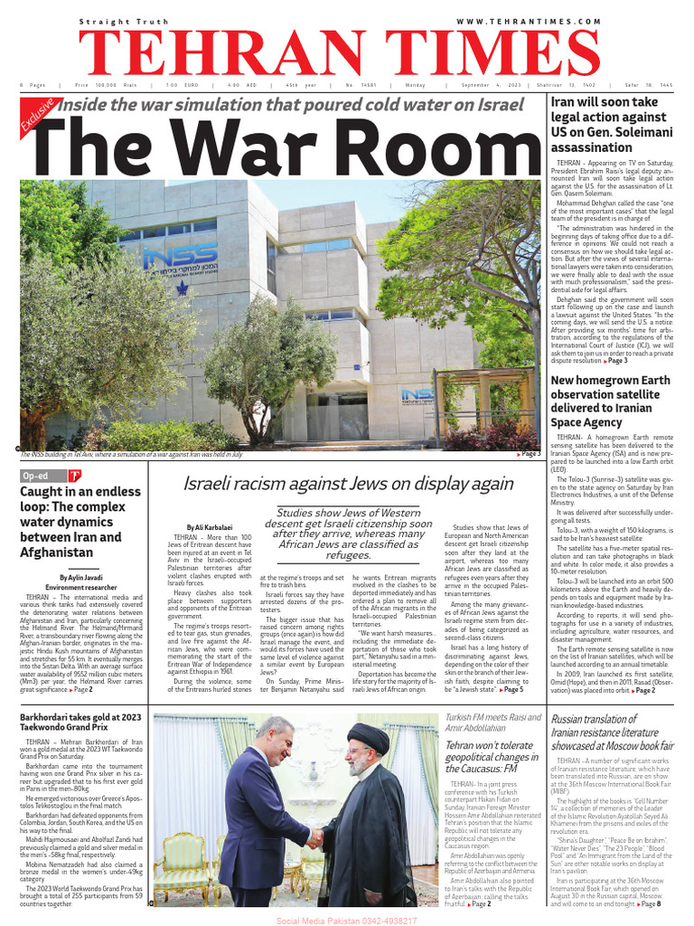 4 Sep Tehran Times | PDF