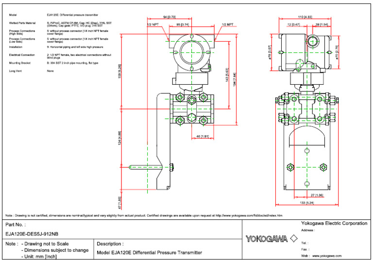 Yokogawa Mounting Instructions | PDF
