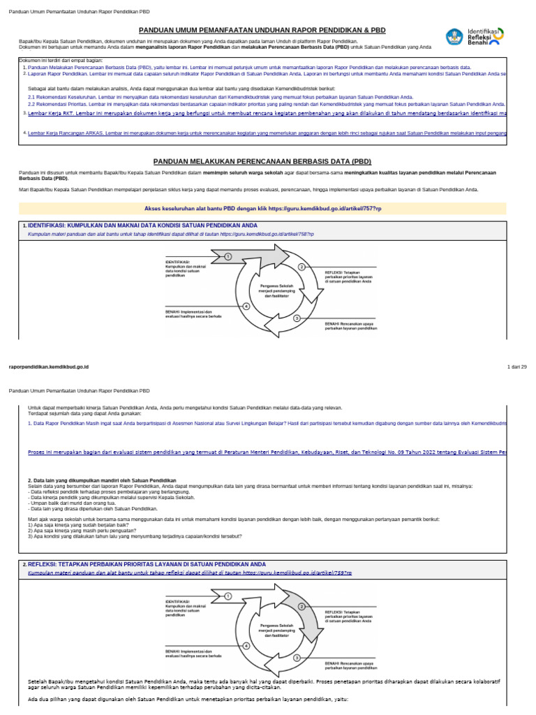 Rapor PBD TK Iqro 69985901 2024 | PDF