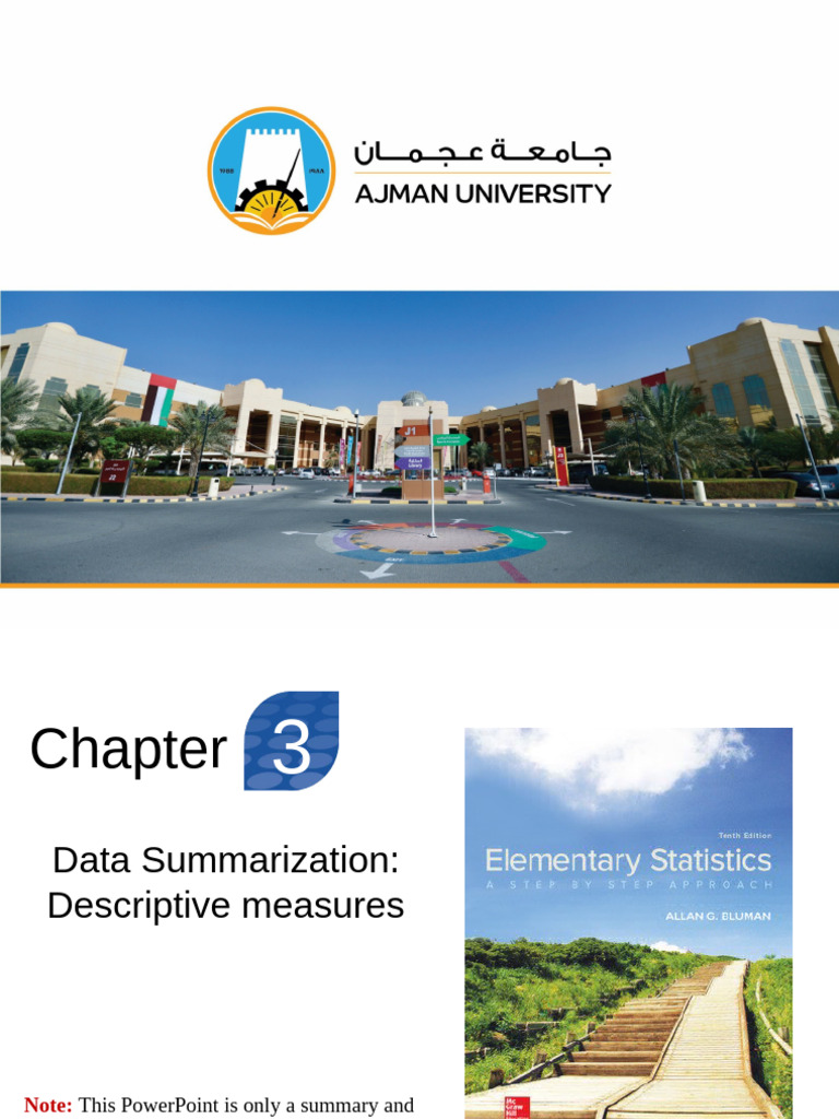 Chapter 3 Data Description Summarizing Data | PDF