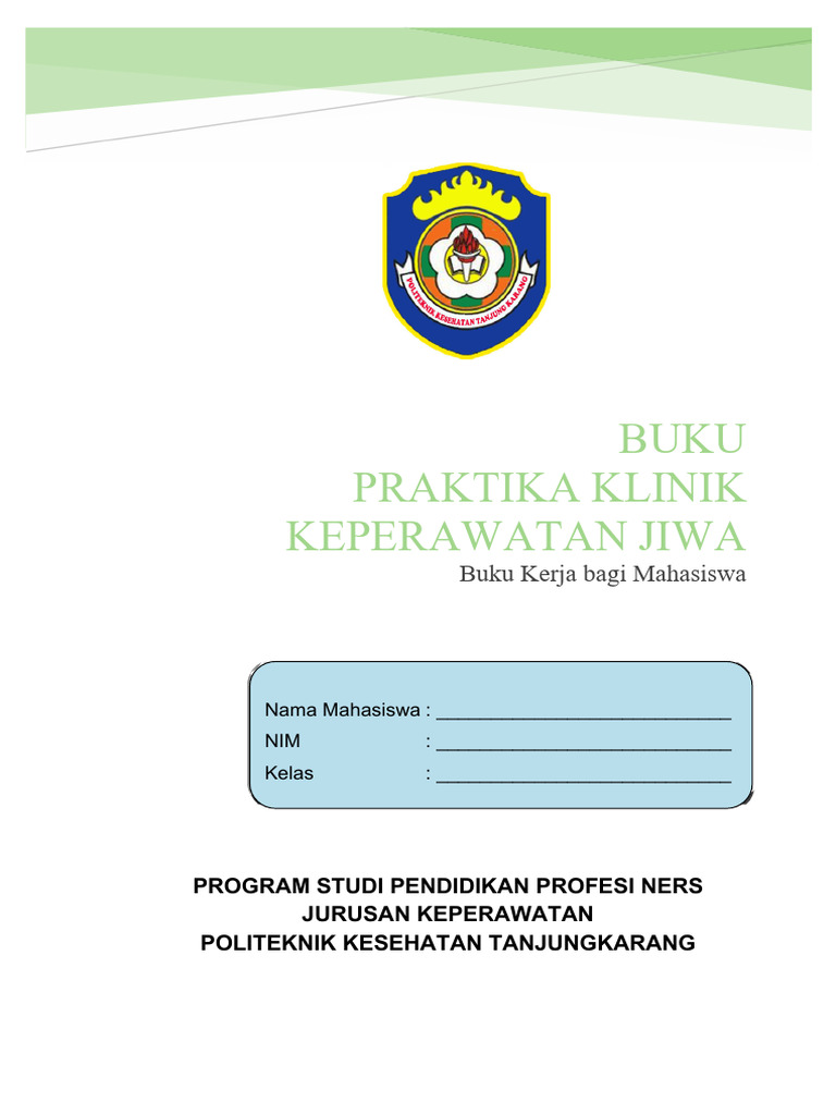 Buku Laporan Praktika Jiwa_N7 | PDF