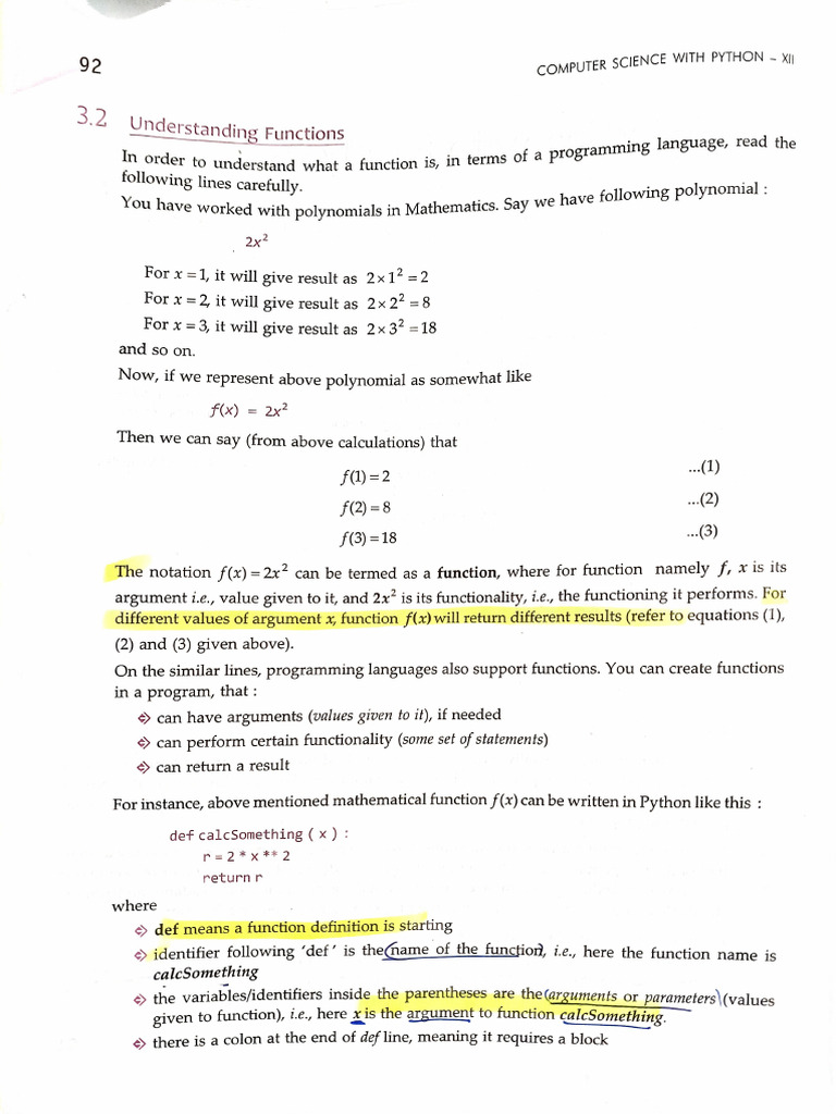 Working With Functions | PDF
