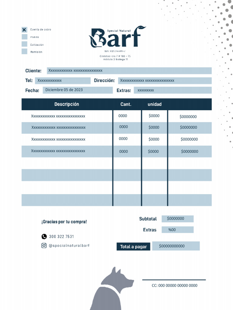 Formato Factura | PDF