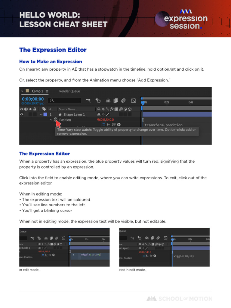 6.hello World - Lesson Cheat Sheet | PDF | Computer Programming ...