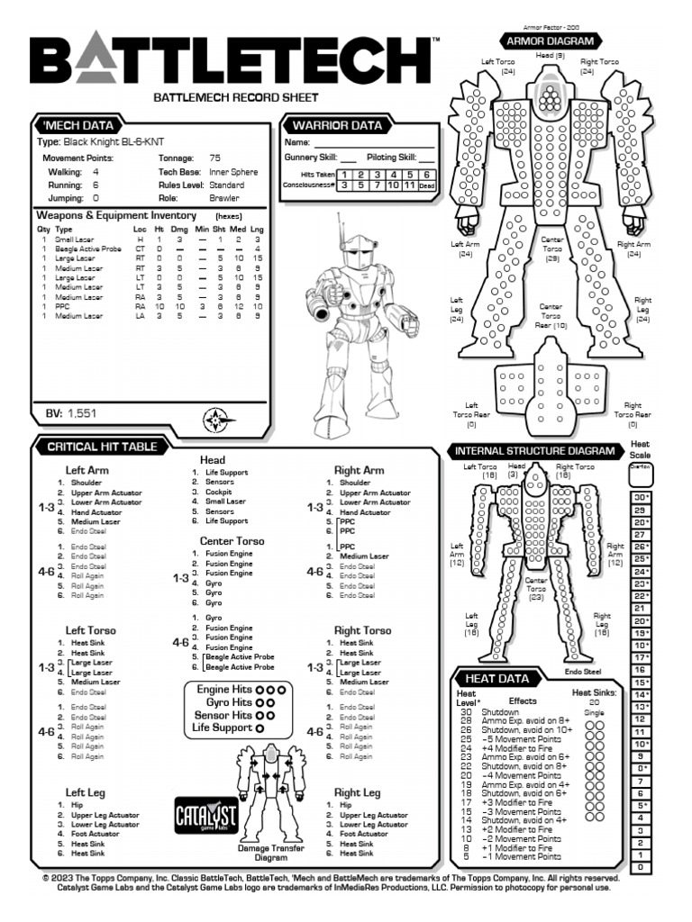 Black Knight BL-6-KNT | PDF