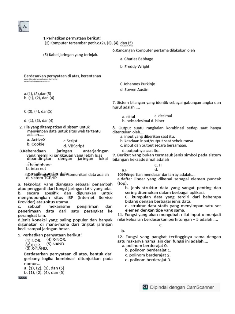 Soal Kelas 8 | PDF