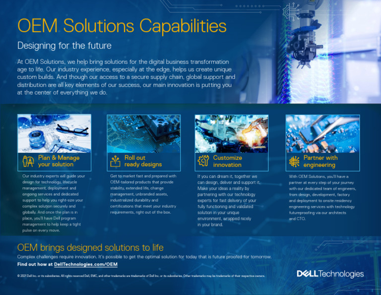 Oem Capabilities External | PDF | Dell | Engineering