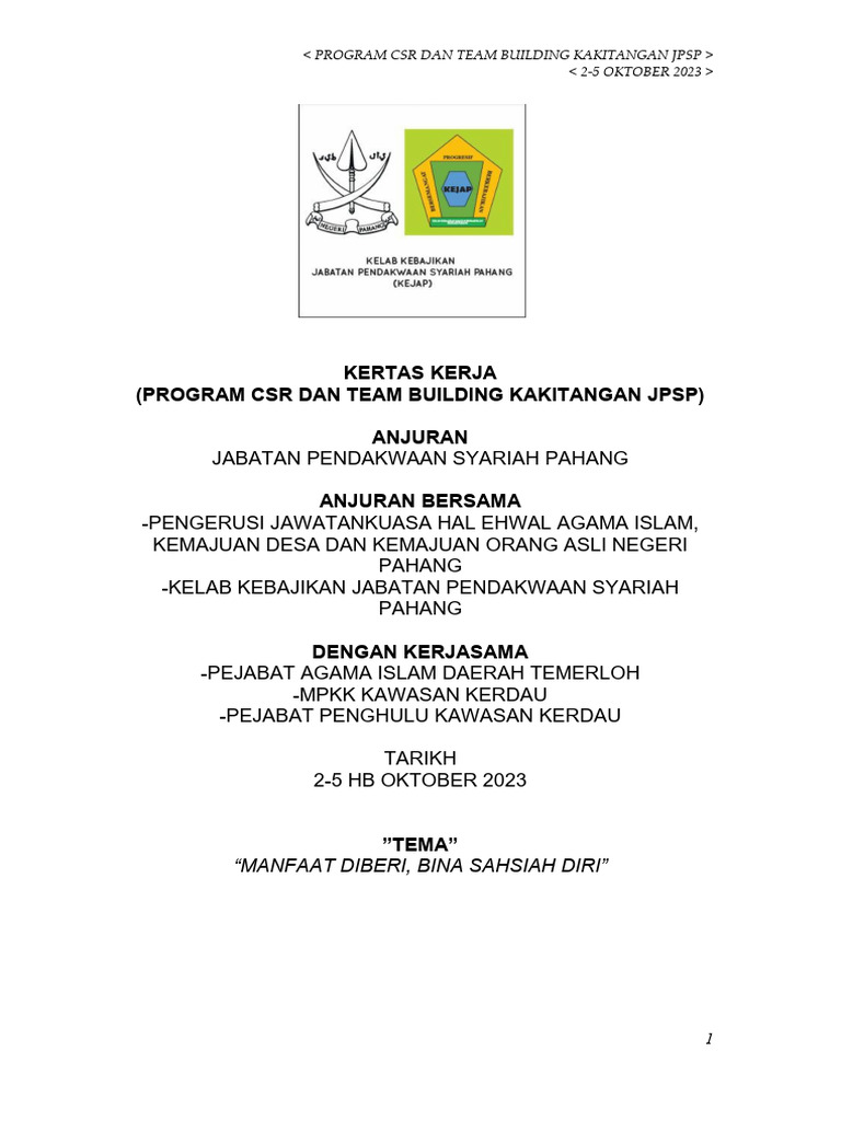 Paper Work CSR | PDF