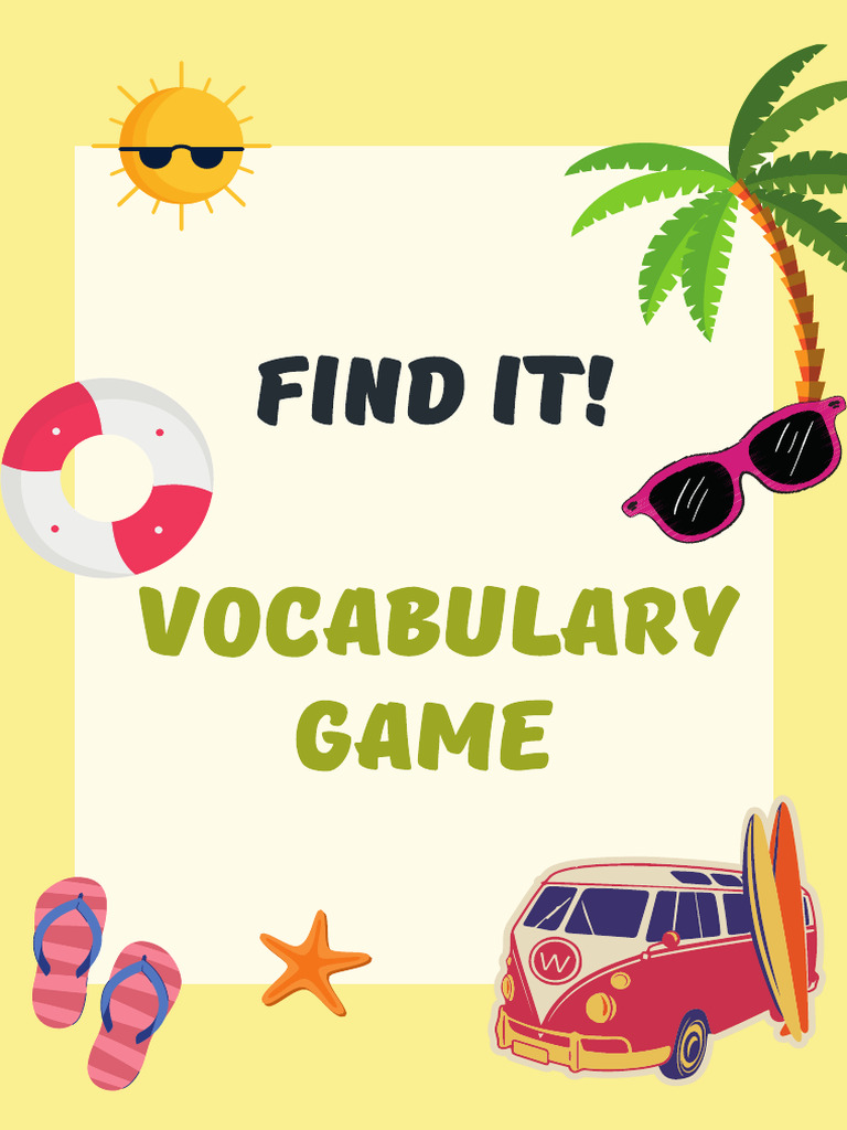 Find it game - summer edition | PDF