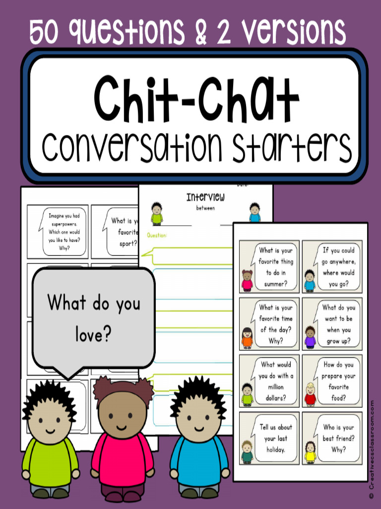 Conversation Starters | PDF