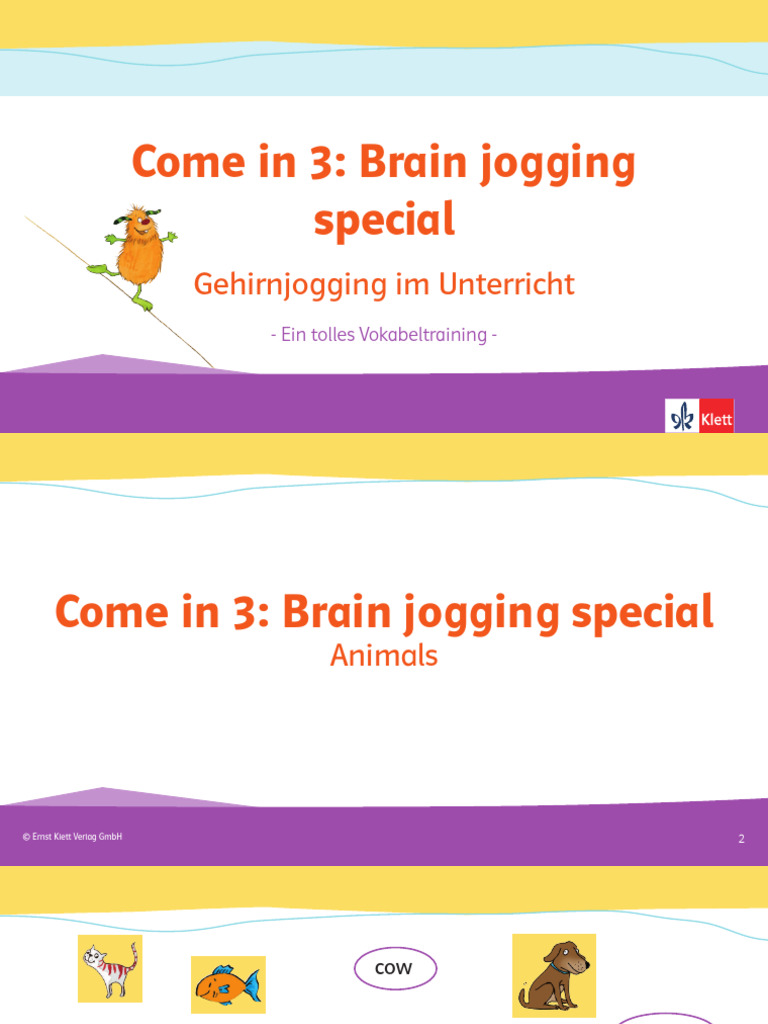 Brain Jogging Special Klasse 3 | PDF