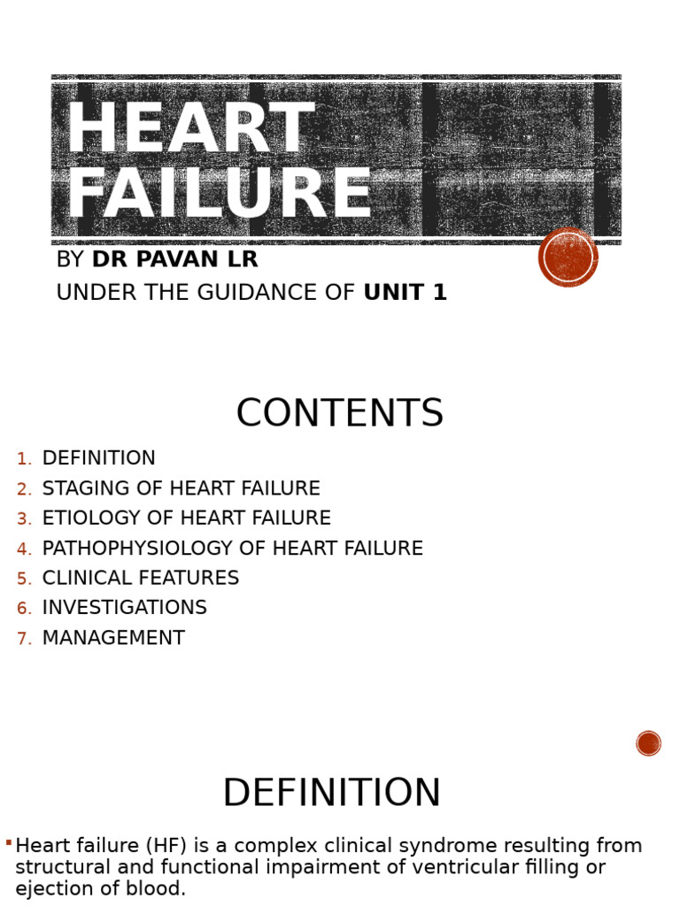 Heart Failure Final | PDF